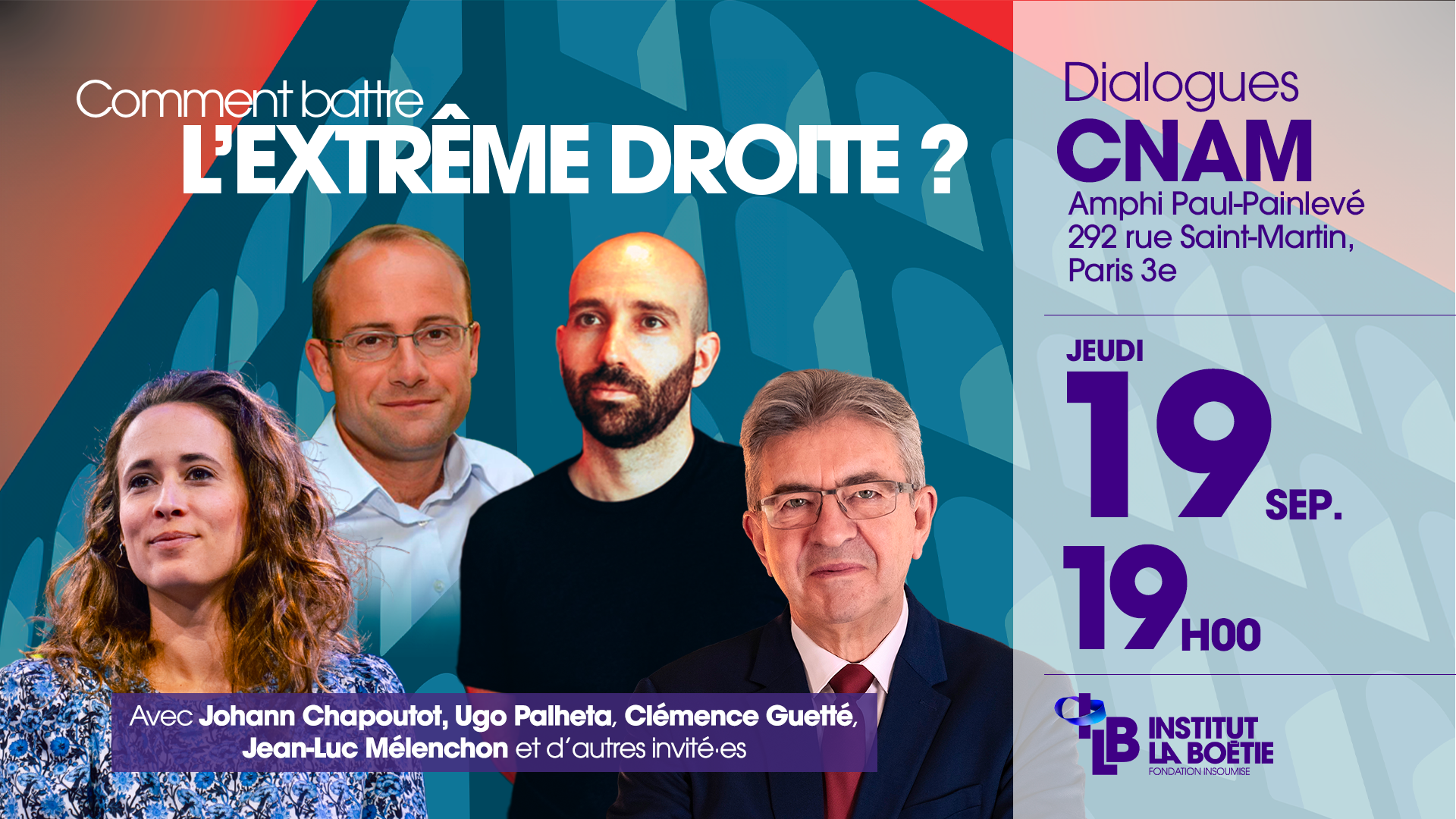 Conférence « Comment battre l'extrême droite » - jeudi 19 septembre ...